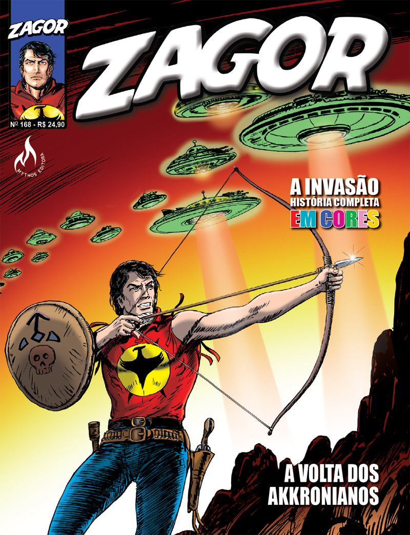 ZAGOR BRASIL: ZAGOR 168 - Em CORES