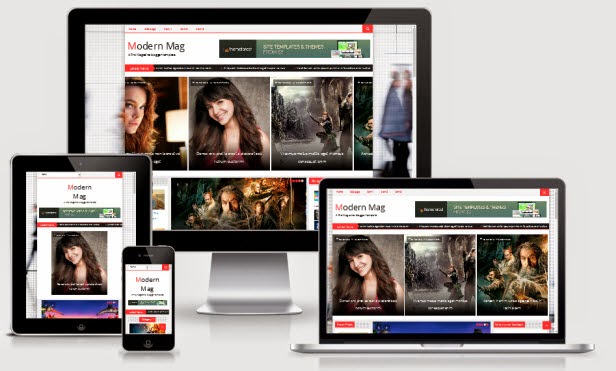 Modern Mag Responsive Magazine Blogger Templates | Blogger Templates 2016