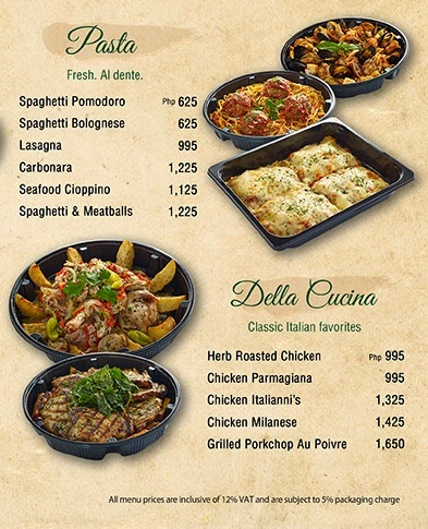 Flavors To Go: Italianni's Take Away Platters Provide Convenient and ...