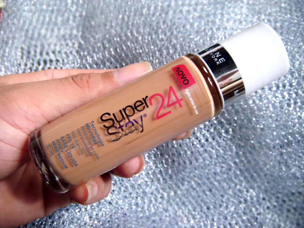 Resenha Base Super Stay 24 - Maybeline - Denison Diamond
