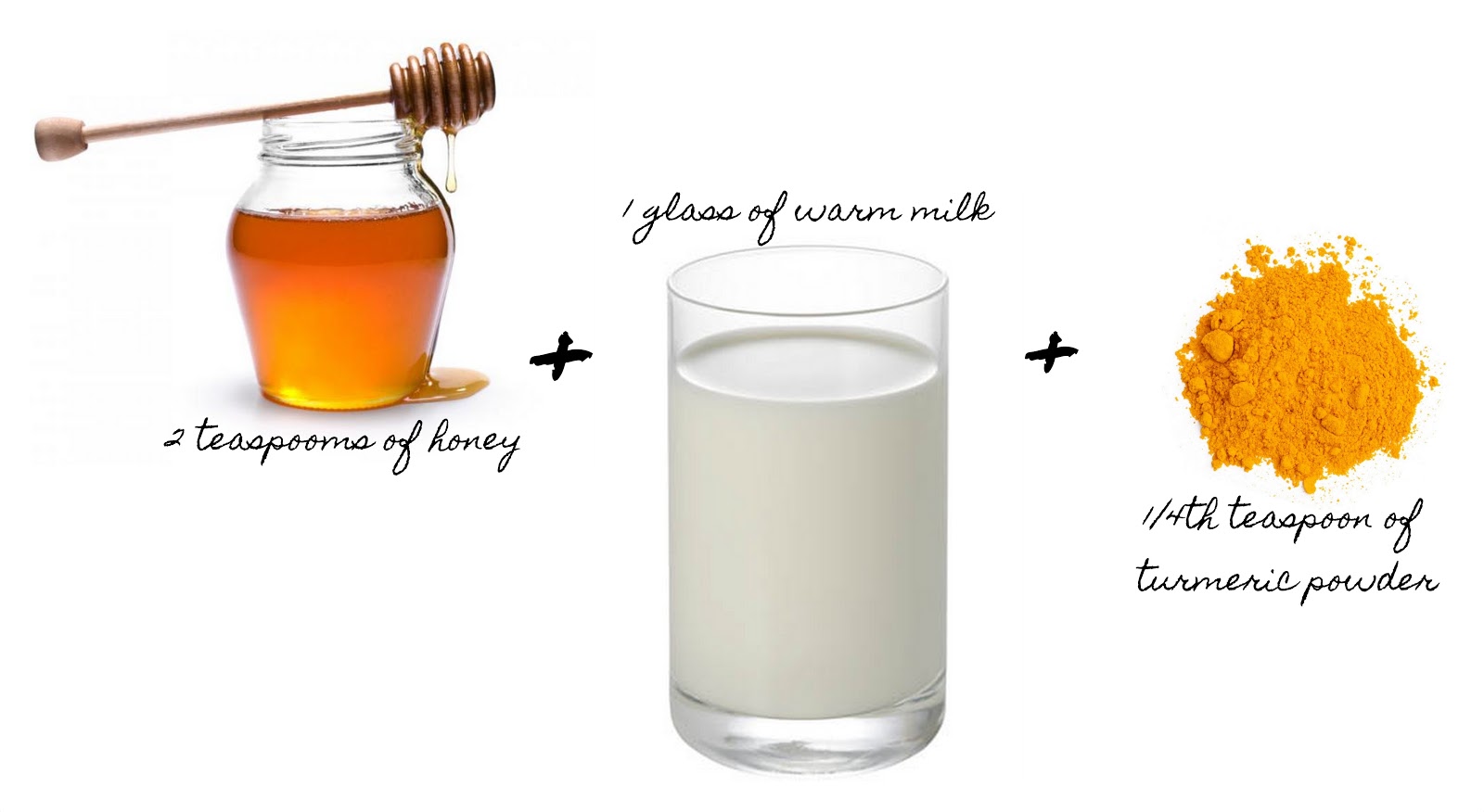 Yummy yellow milk for cold