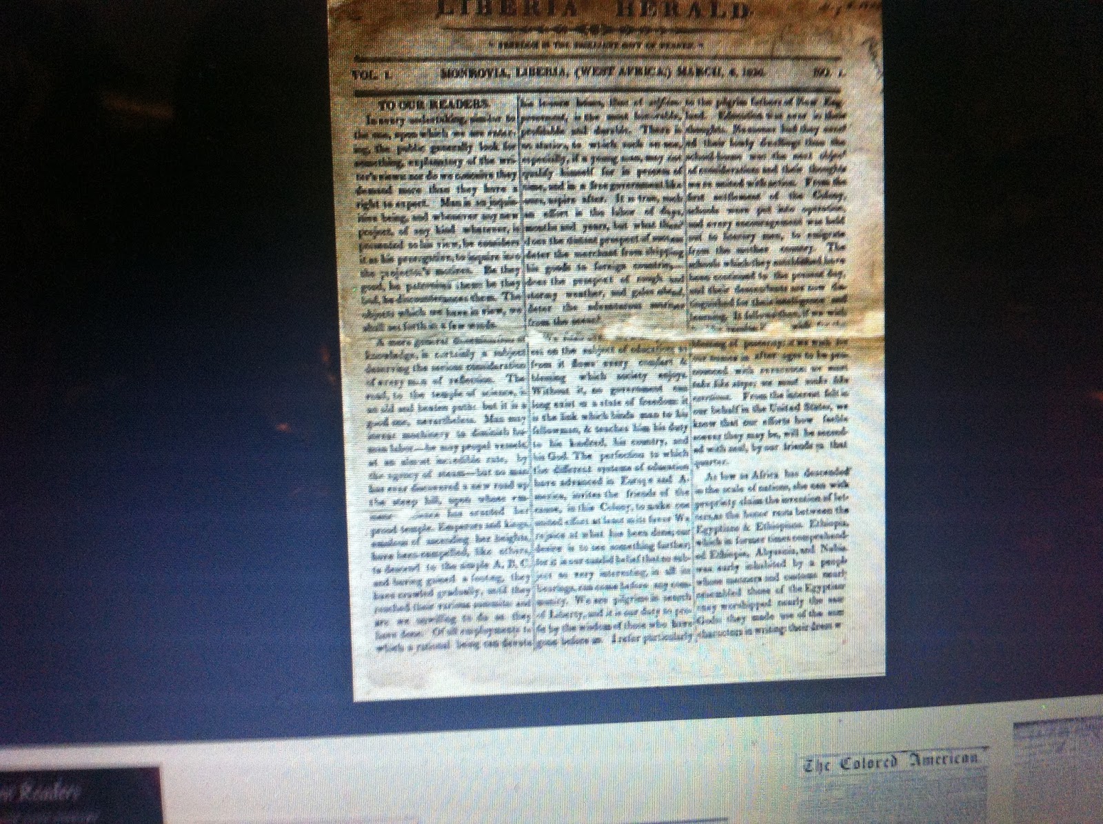 THE BLACK SOCIAL HISTORY:: BLACK SOCIAL HISTORY : FREEDOM'S JOURNAL WAS ...