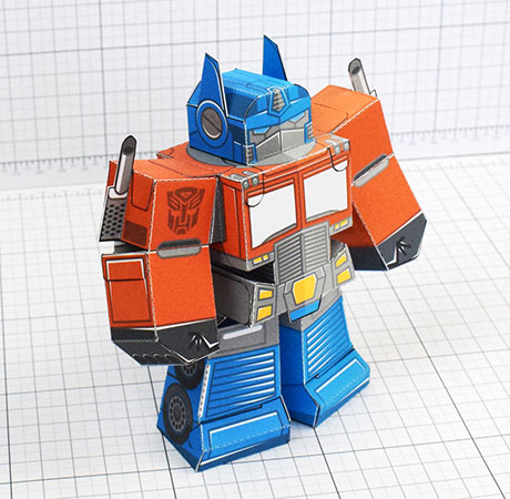 Transformers: Optimus Prime Paper Toy | Paperized Crafts