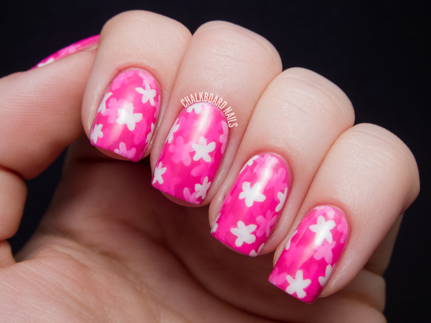 31DC2013 Day 30: Inspired by a Tutorial (Floral "Pond Manicure ...