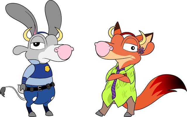 Beluga draws stuff: Cowsplay - Zootopia