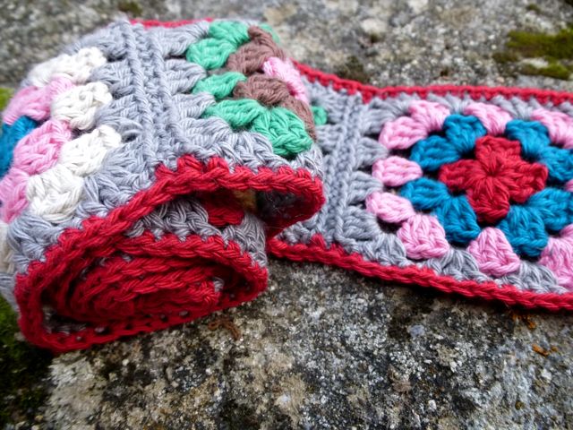 My Rose Valley: Granny Square love - a crochet belt tutorial
