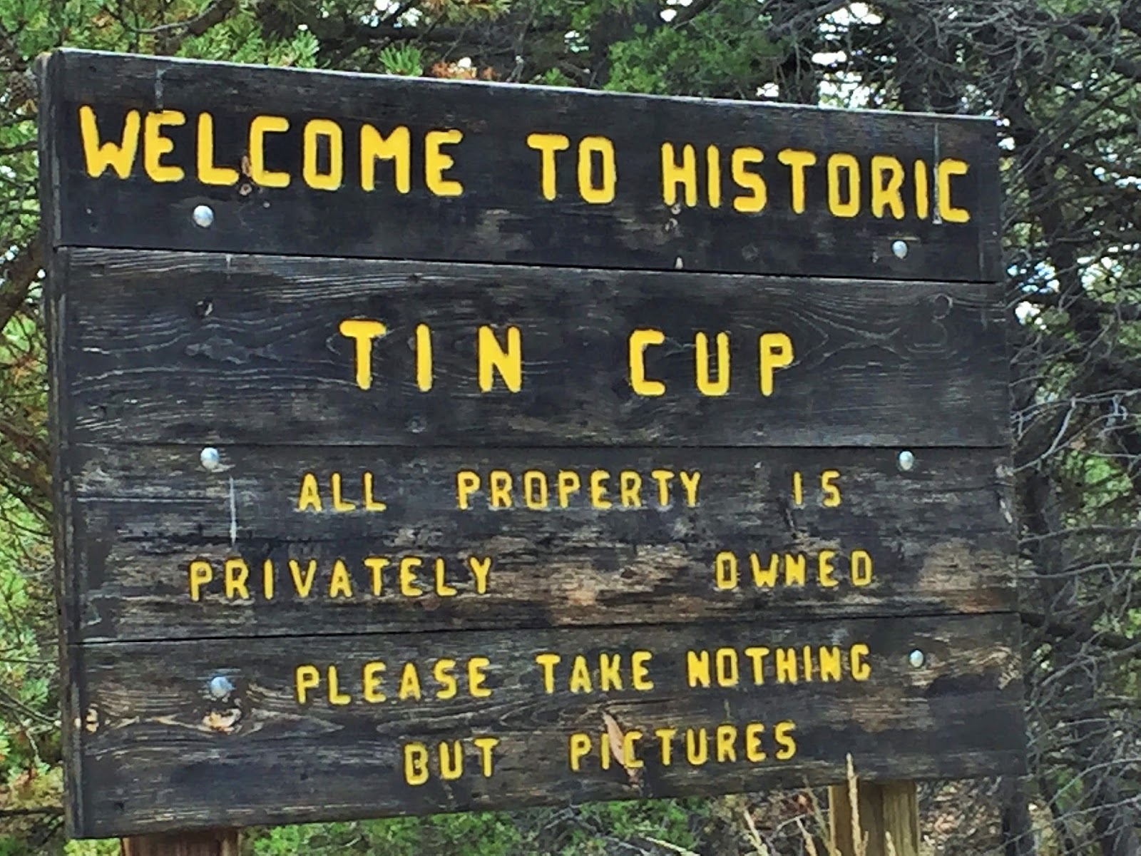 Down the Road: Tin Cup, Colorado