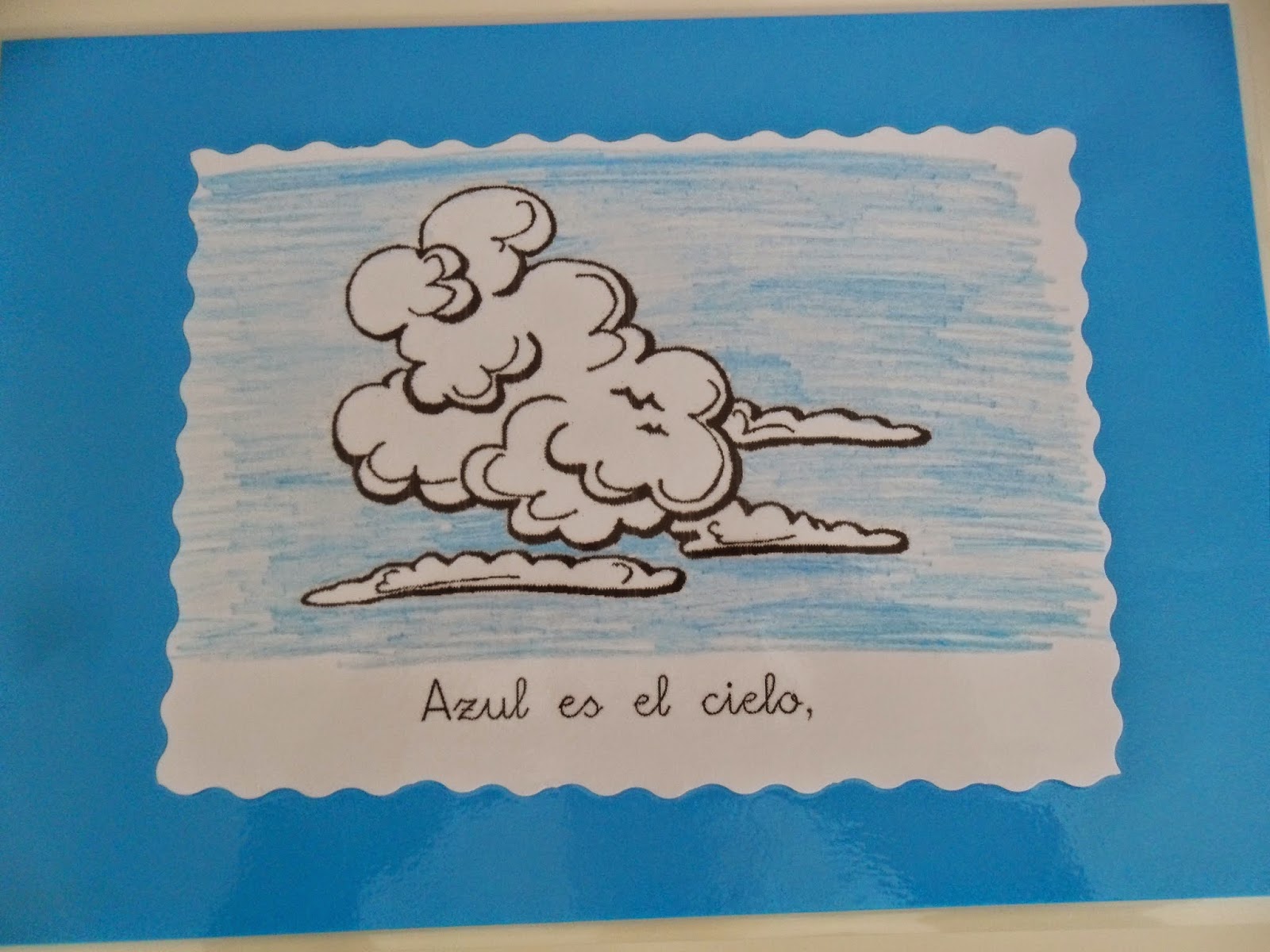 Materiales para Educación Infantil: POESÍA COLOR AZUL