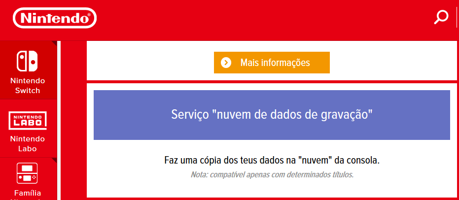 Nintendo se posiciona em relação ao backup gratuito de saves no Switch ...
