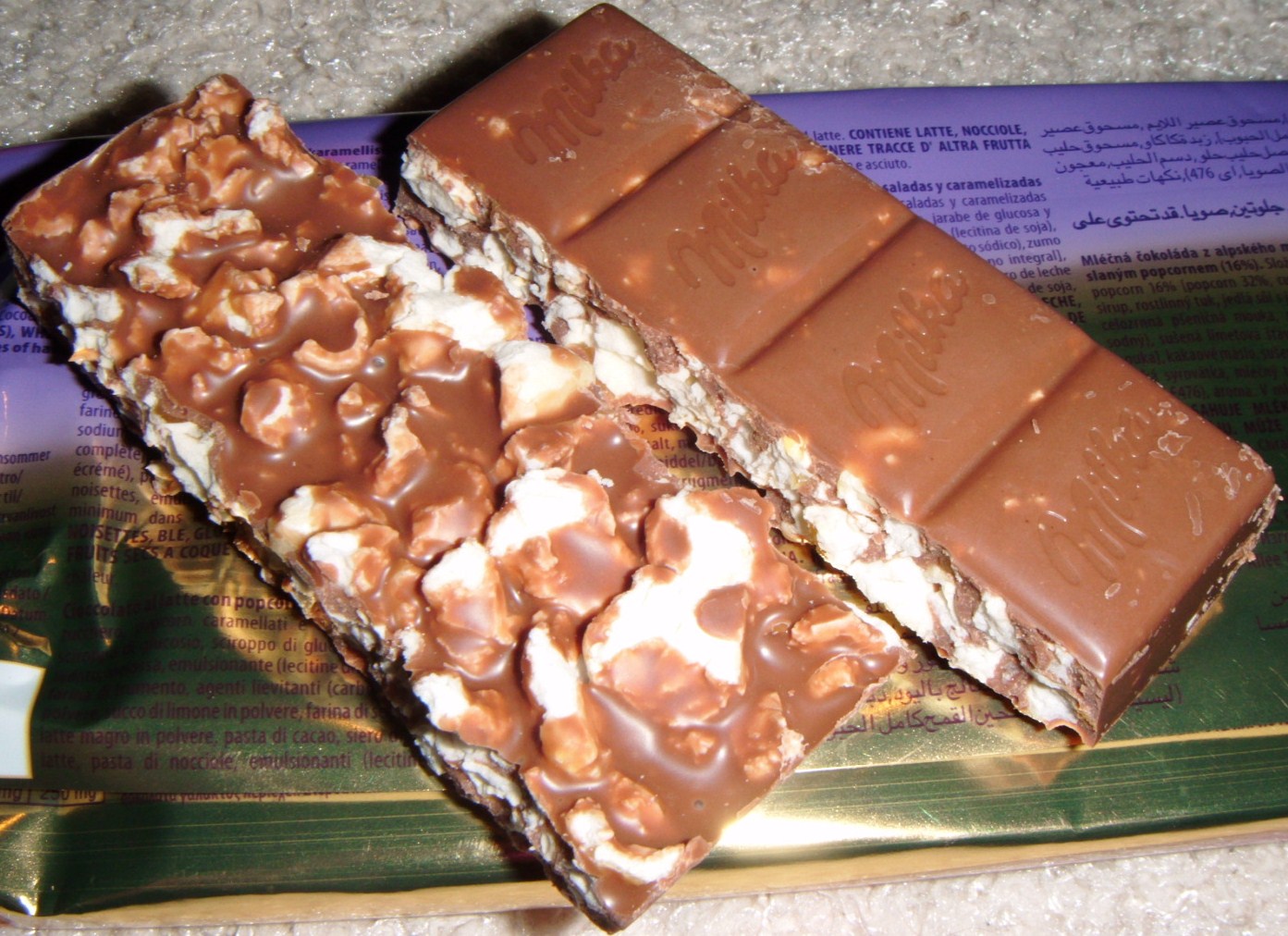 FOODSTUFF FINDS: Milka Popcorn (Germany) [By @Cinabar]