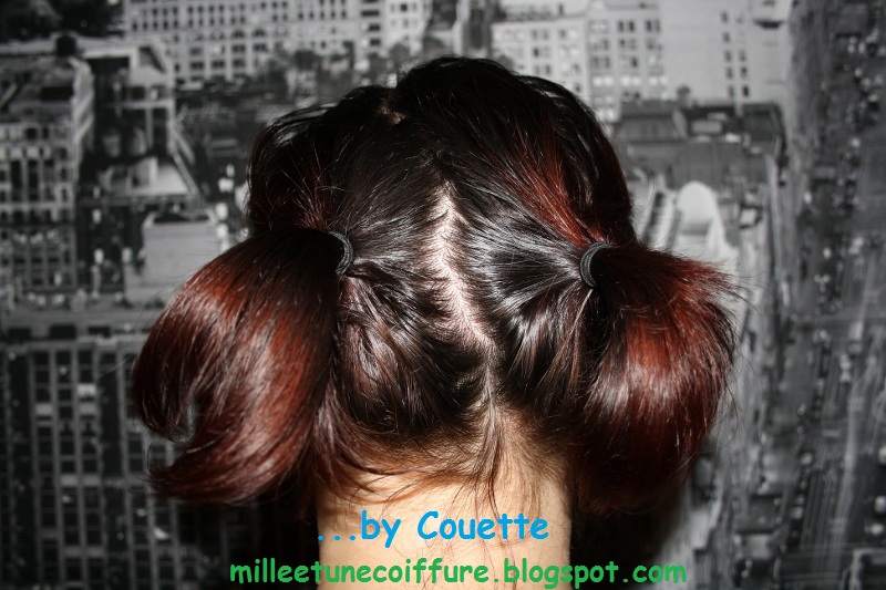 Couettes "oreilles de yorkshire" (avec topsy tail) | coiffure cheveux ...