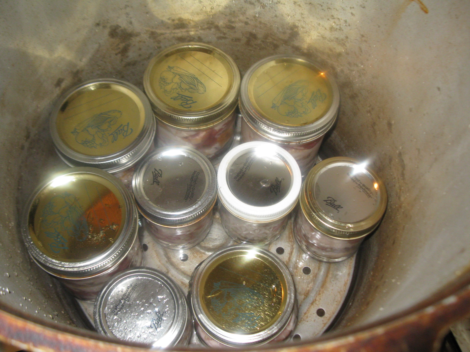 Simply Homemaking: Canned Bacon ends and pieces