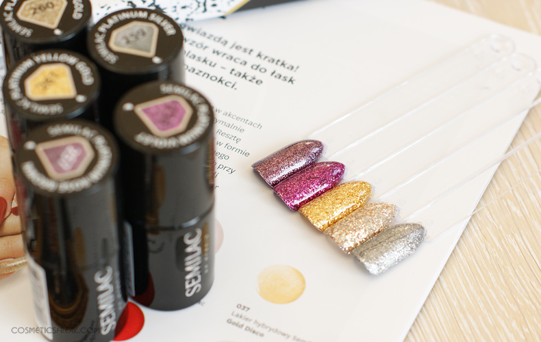 SEMILAC PLATINUM - 5 NAJŁADNIEJSZYCH KOLORÓW - 257, 258, 259, 260, 261 ...