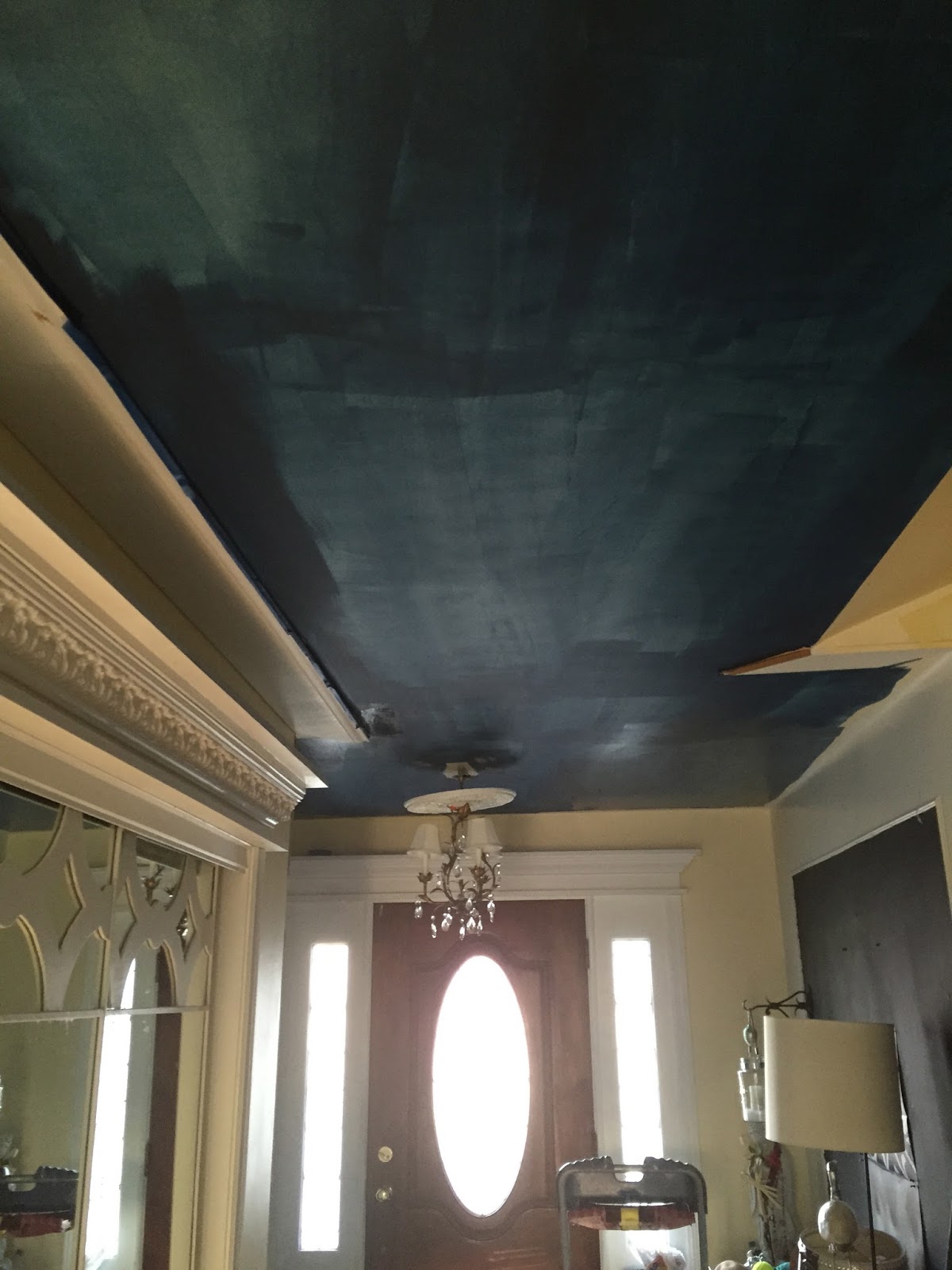 General Splendour : I painted my ceiling NAVY blue!!