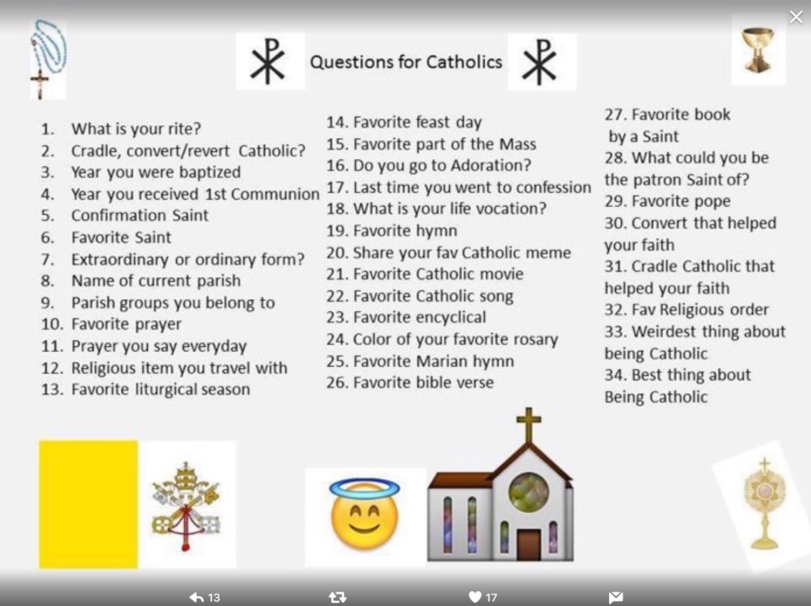 Connecticut Catholic Corner: Questions for Catholics