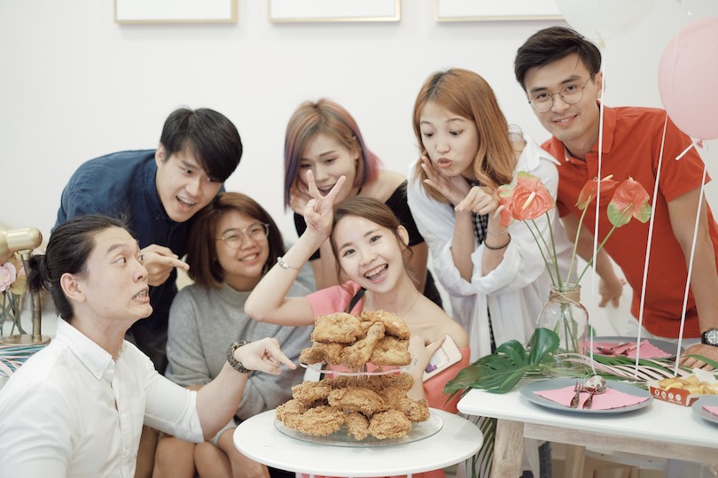 My Fried Chicken Tower Birthday Party | Officially 25 | Chanwon.com ...