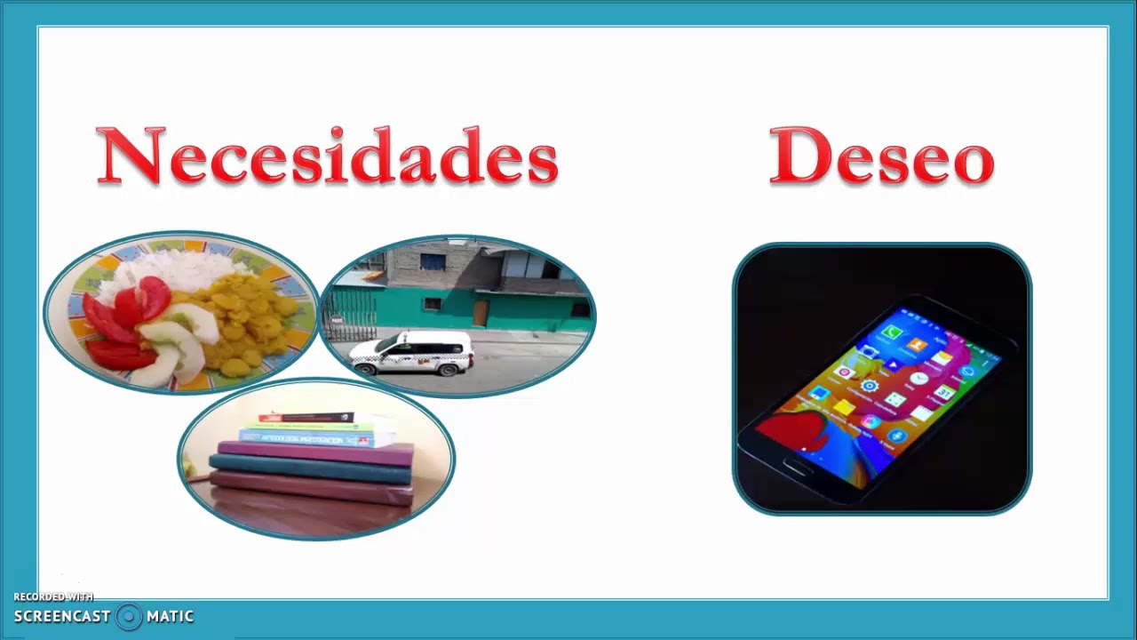 NECESIDADES Y DESEOS