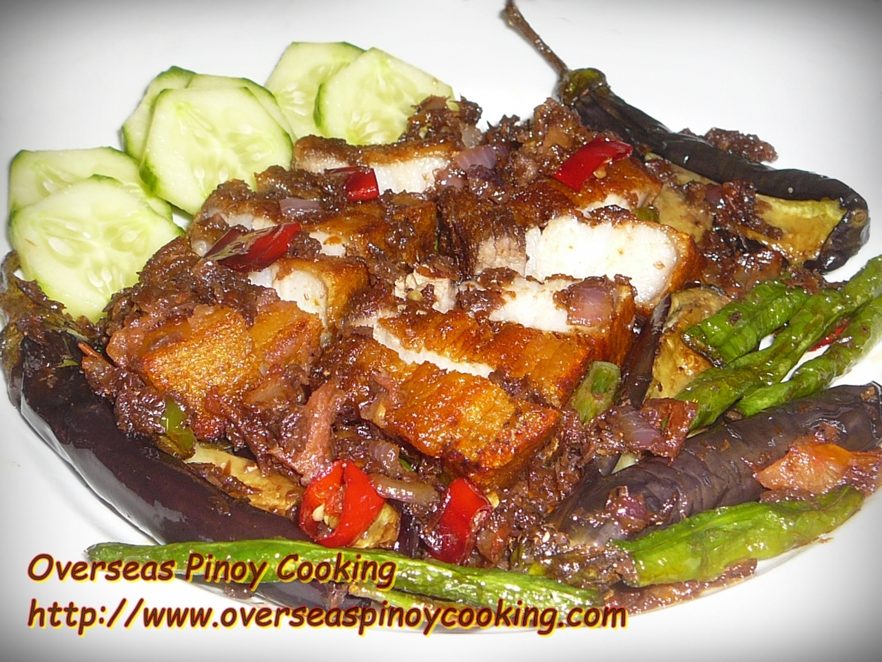 Crispy Pork Binagoongan