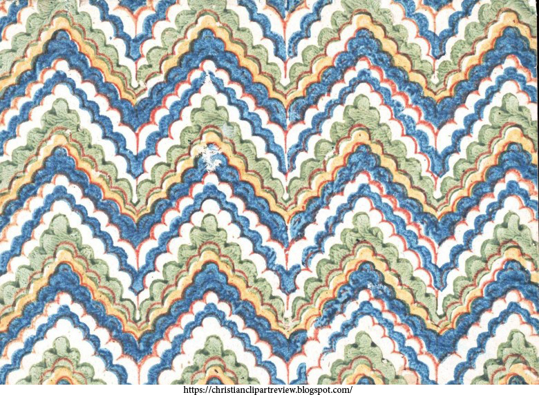End Paper: zig zag pattern | Christian Clip Art Review