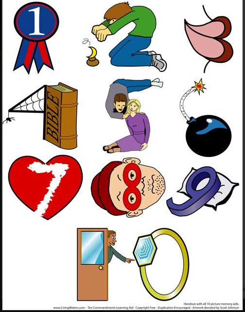 Special Connection Homeschool: Learning the 10 Commandments