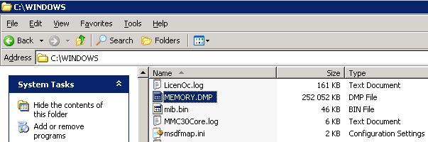 For TechGuys: How to Analyze Windows Memory Dump