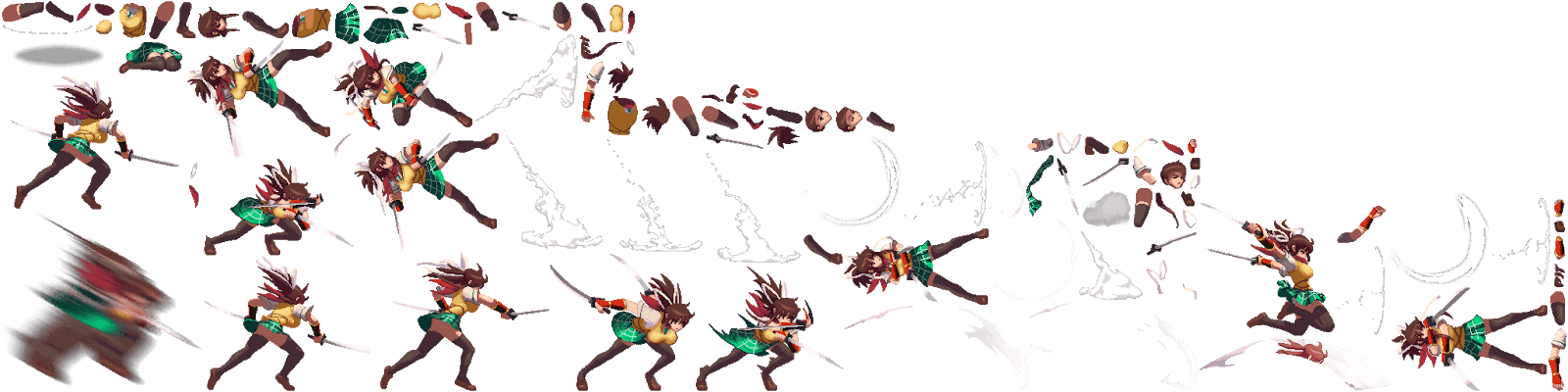 Mechanical Saviour: Senran Kagura TW sprite sheets (Android) with ...