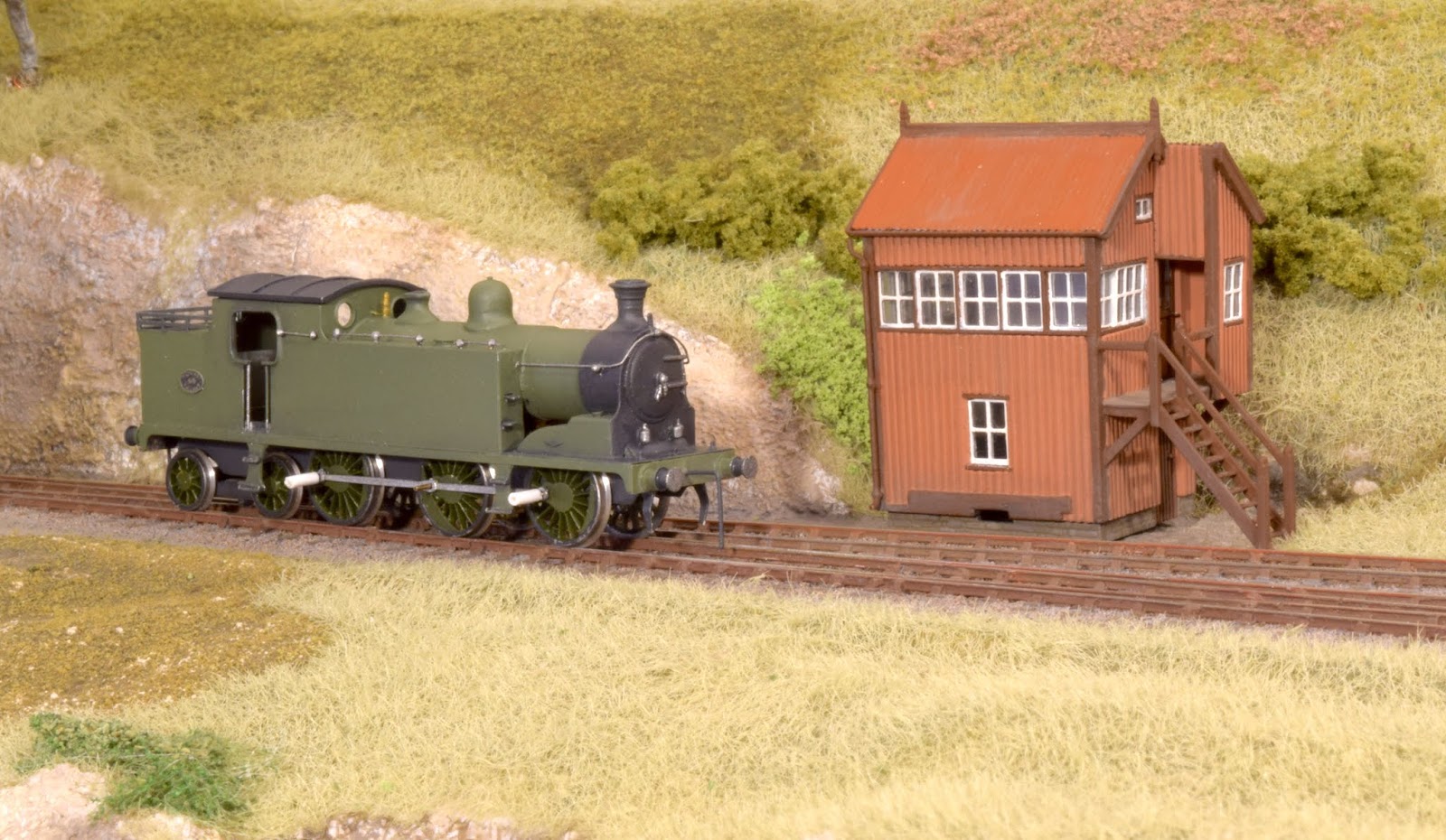 Anthony Yeates' 2mm Blog: Completed signal cabin