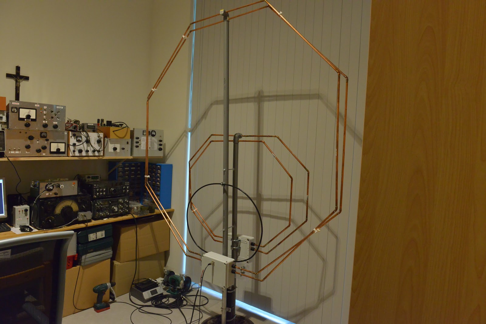 PD3WMZ - ON2WMZ: Building a Magnetic loop 40 meter band.