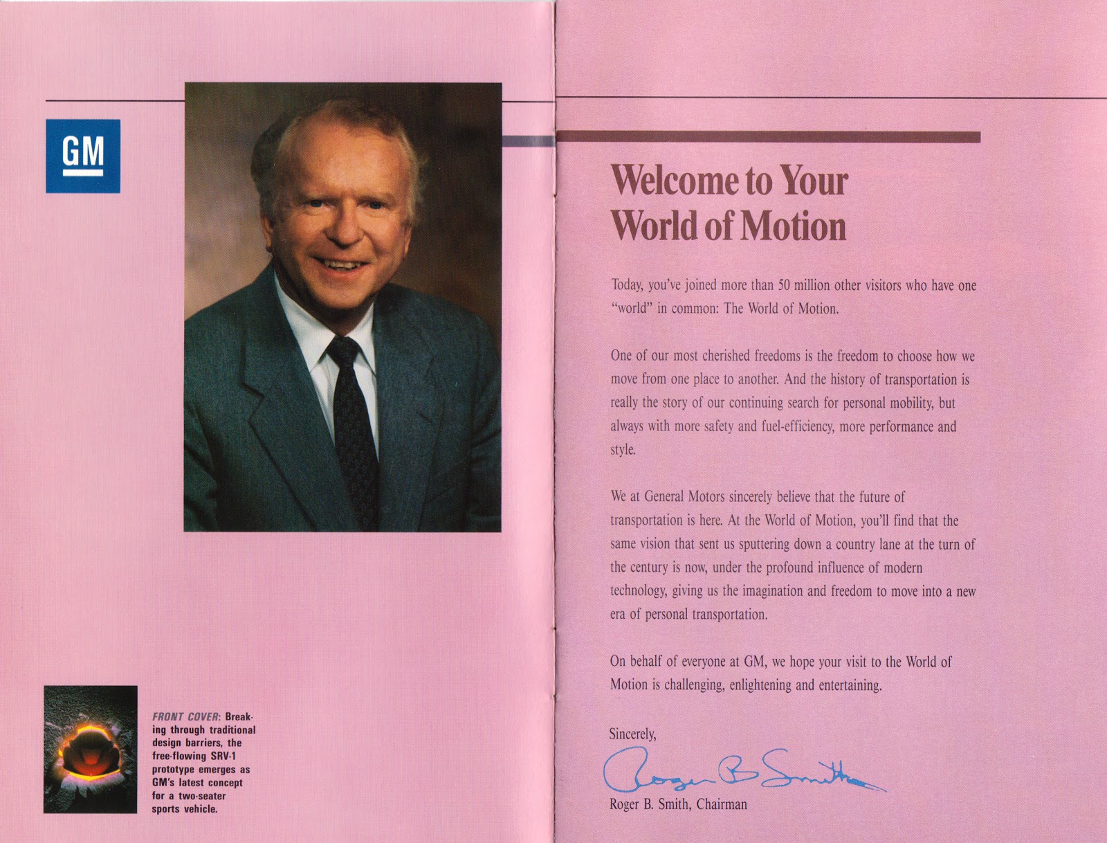 PracticalWDW: Epcot's 30th: World of Motion Brochures