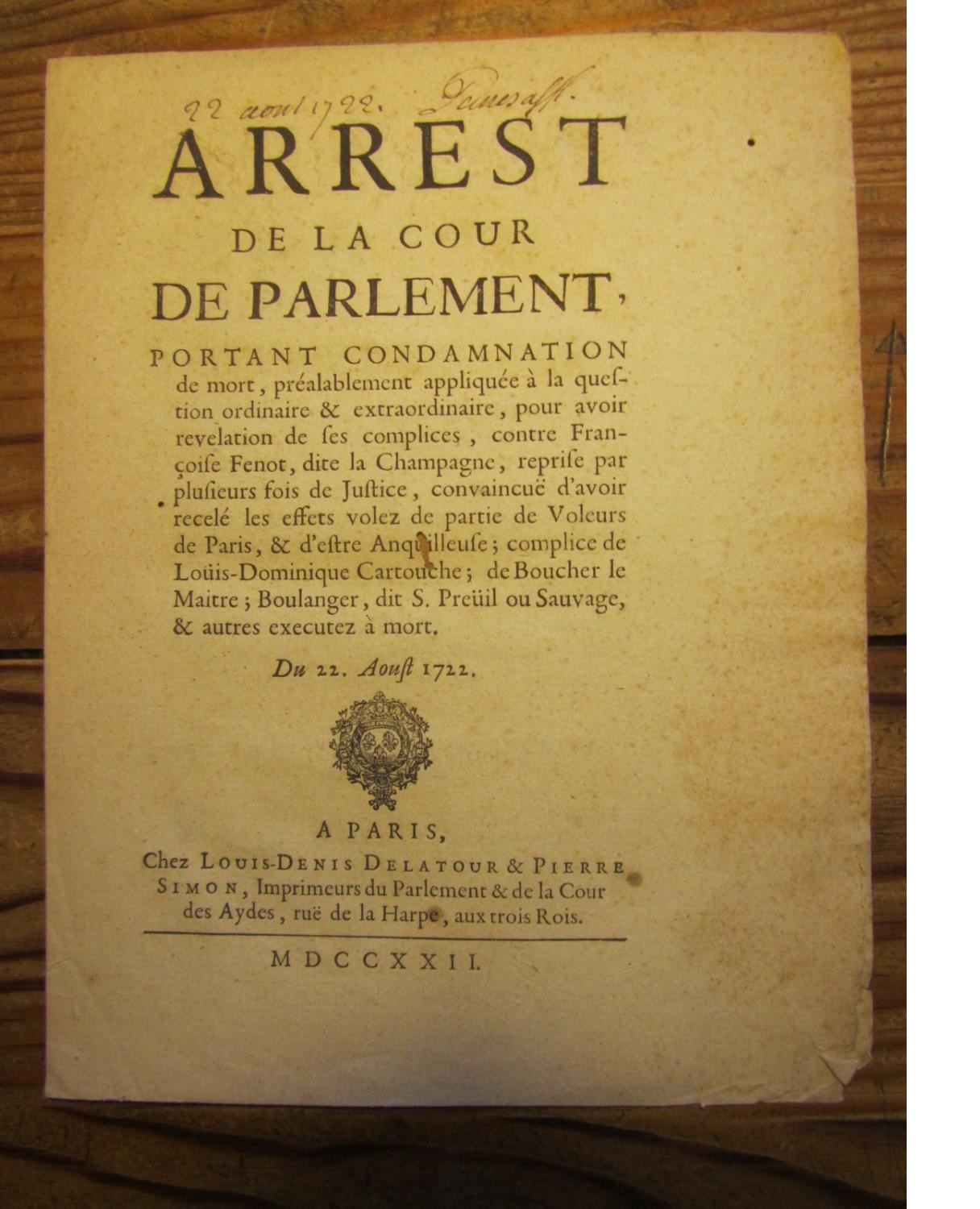 Rodama: a blog of 18th-century & Revolutionary France: Criminal ...