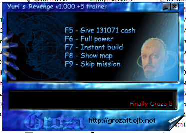 Twenty5Nov@Blog: Red Alert 2, Yuri Revenge, v1.000 Trainer