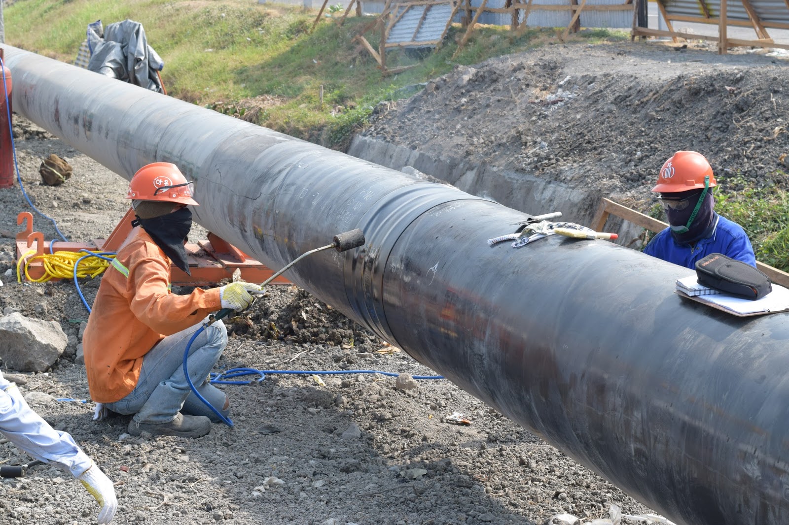 Secret Engineering Agency: Tahap - Tahap Pekerjaan Onshore Gas Pipeline