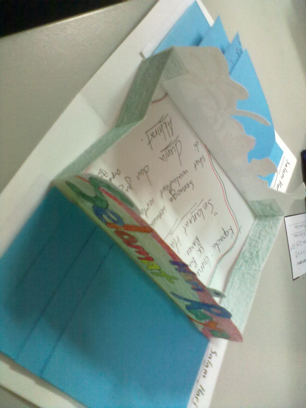 Great Teacher Tan Kan Tsai: Kad Hari Raya dengan Pop-ups