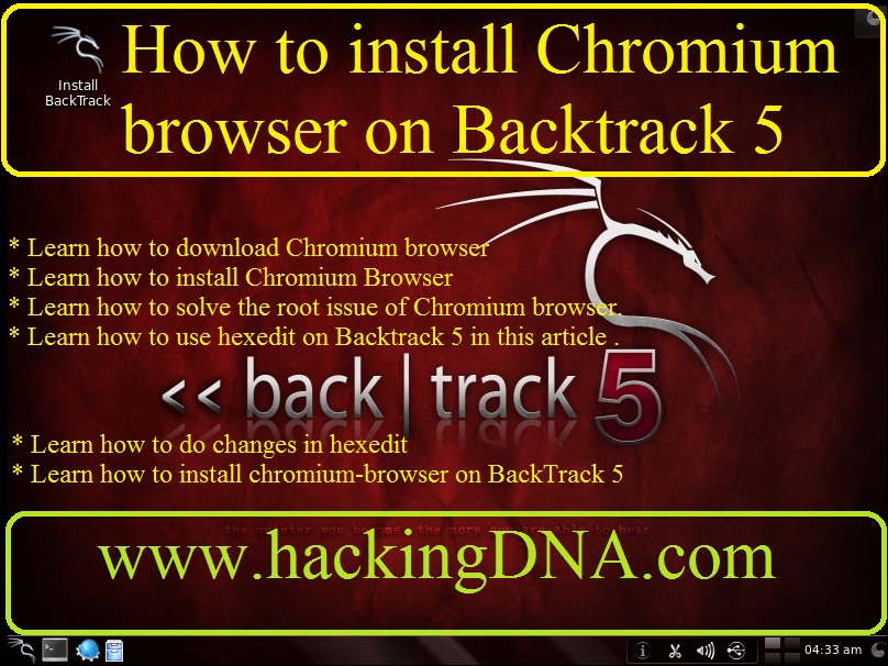HackingDNA: How to Install Chromium Browser on Backtrack 5