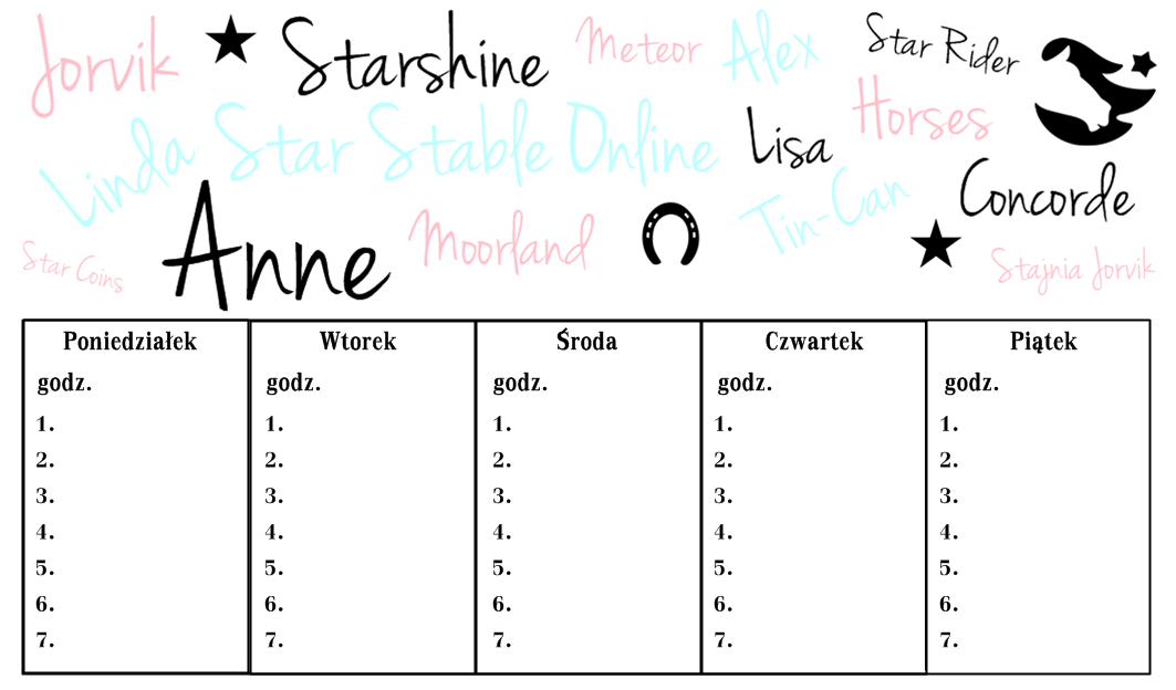 Star Stable Online Mel: SSO'we plany lekcji