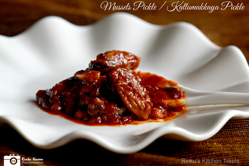 My Food Treats: Kallumakkaya Achar / Mussels Pickle Version 2