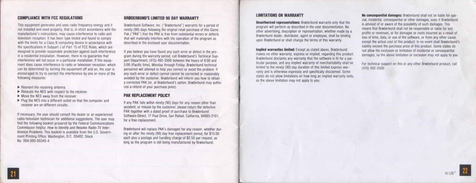 Legacy of the Wizard (NES, US) Manual Scans