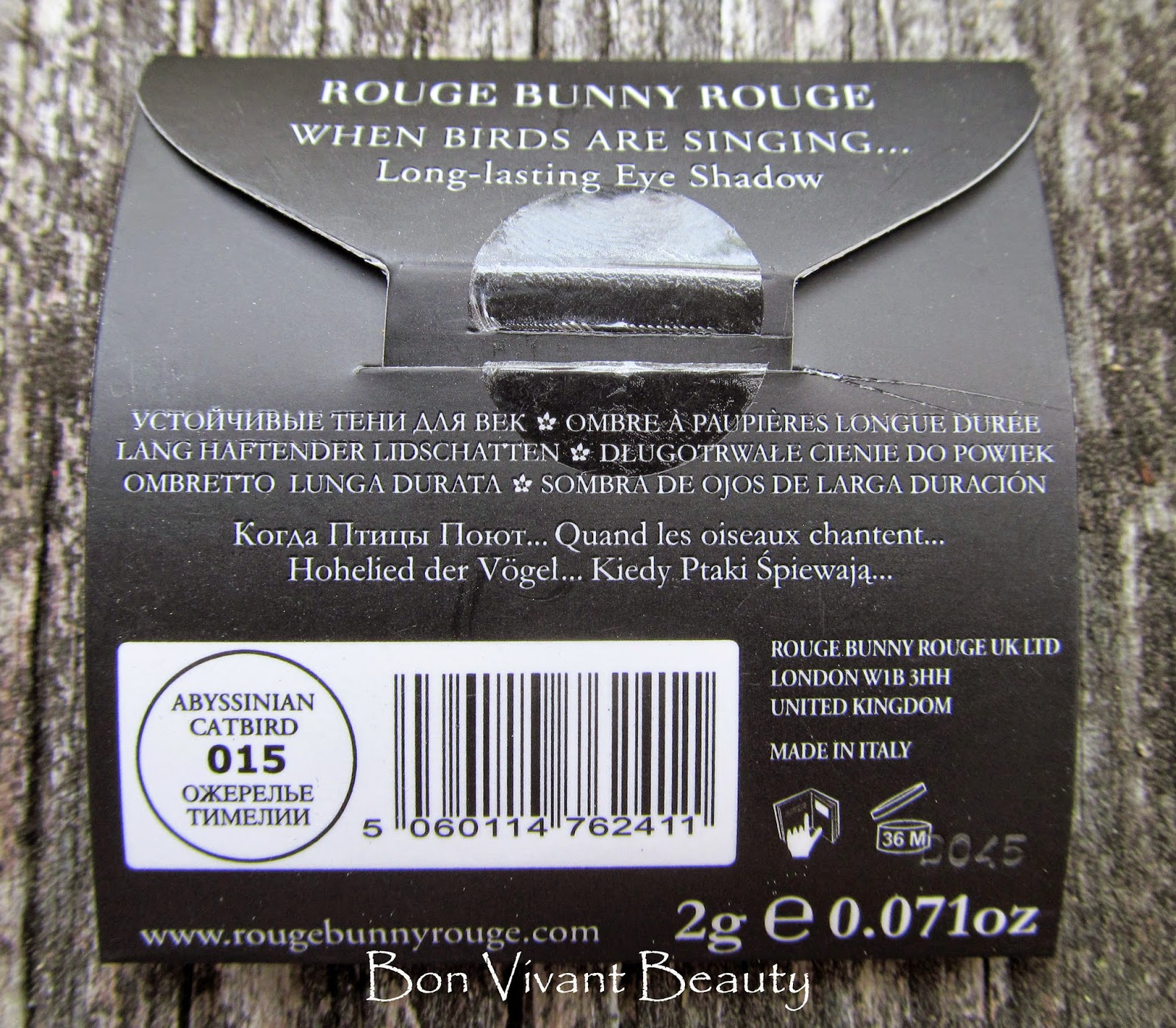 Bon Vivant Beauty: Abyssinian Catbird by Rouge Bunny Rouge: Stunning