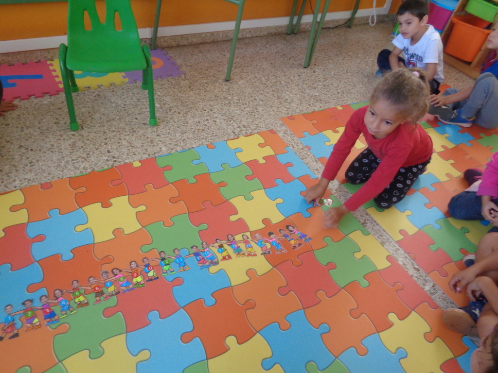 La magia de mirar: APRENDEMOS A HACER LA FILA POR ORDEN DE LISTA.