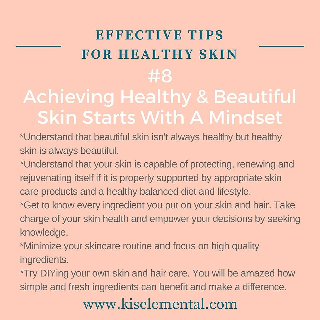 EFFECTIVE TIPS FOR HEALTHY SKIN