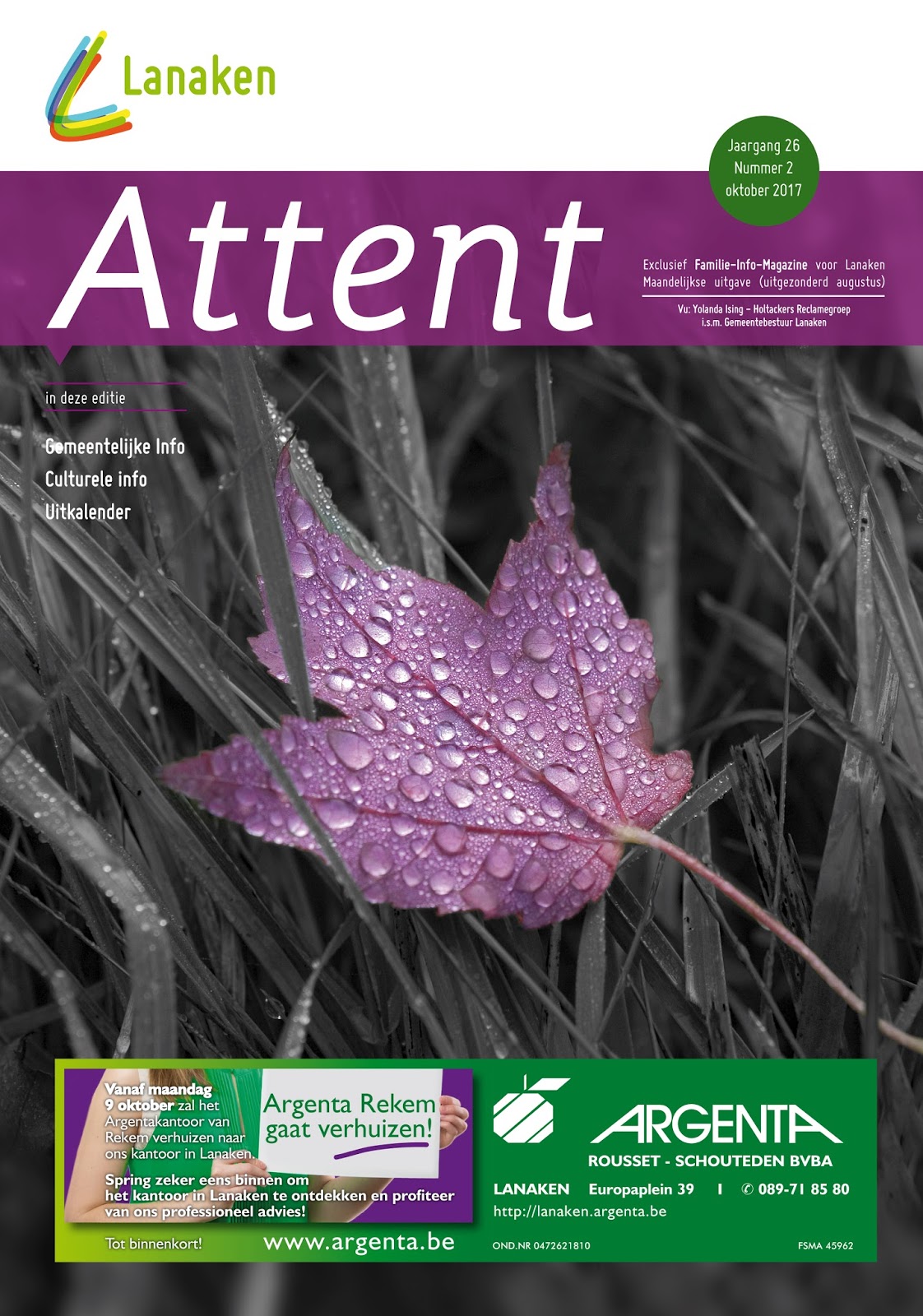 Attent oktober 2017 - Holtackers Reclamegroep