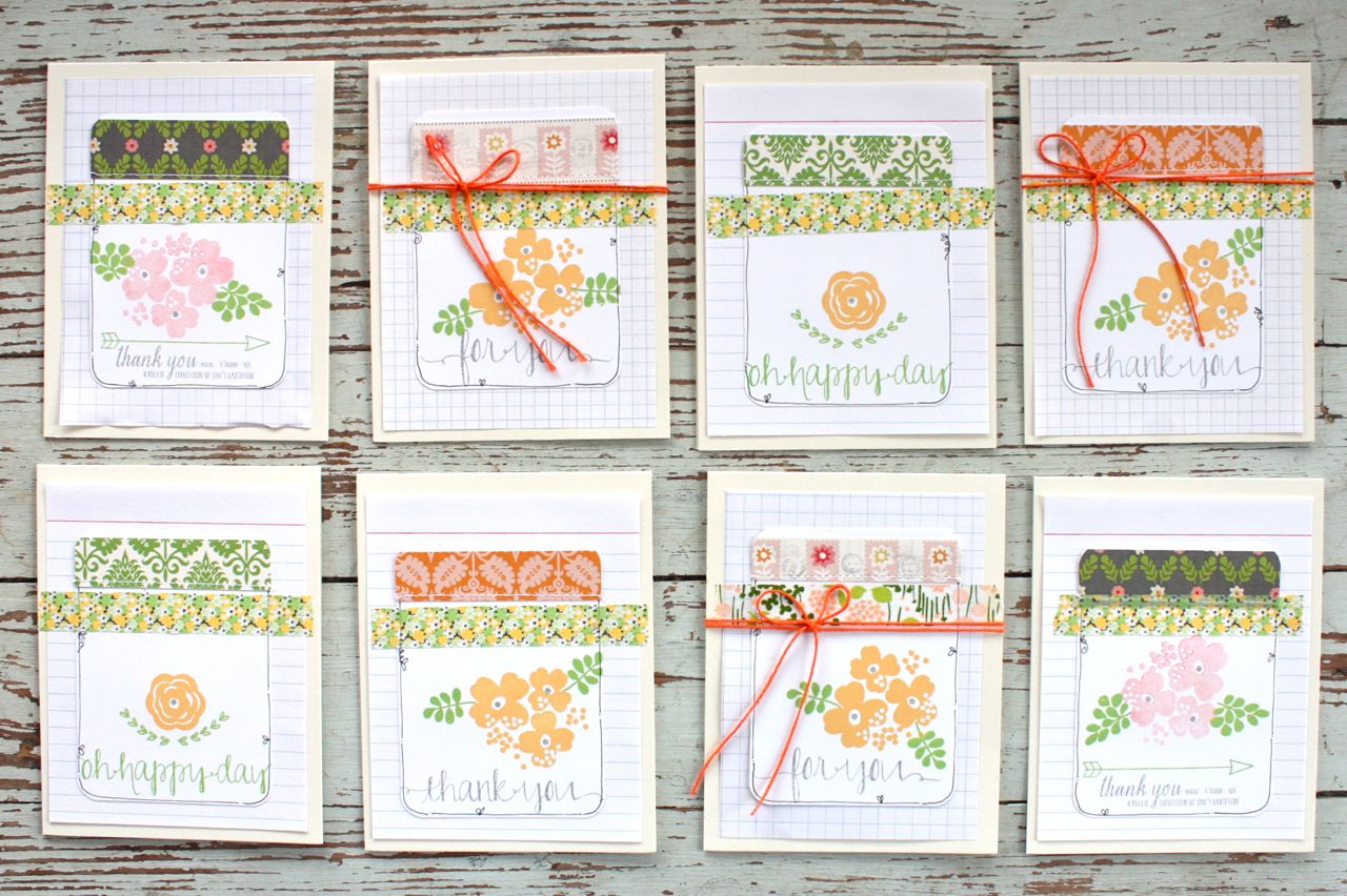 Mish Mash: From journaling cards to greeting cards...