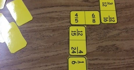 An Apple For The Teacher: Free Equivalent Fractions Dominoes