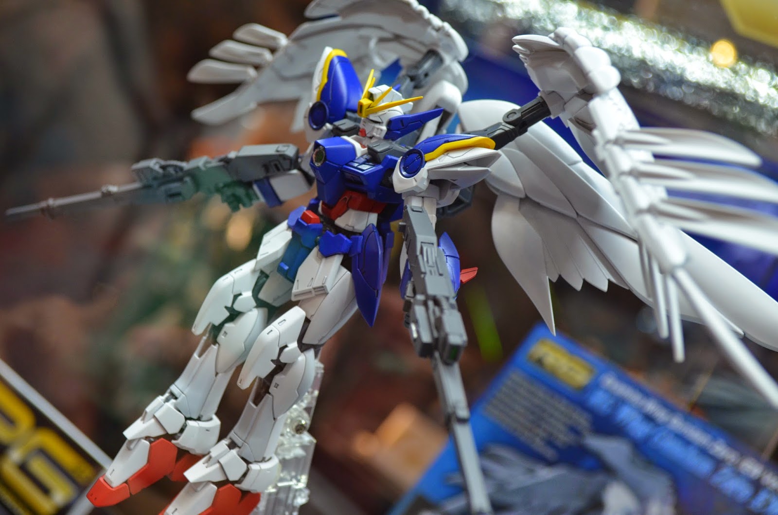 GUNDAM GUY: RG 1/144 Wing Gundam Zero Custom EW - On Display @ New York ...