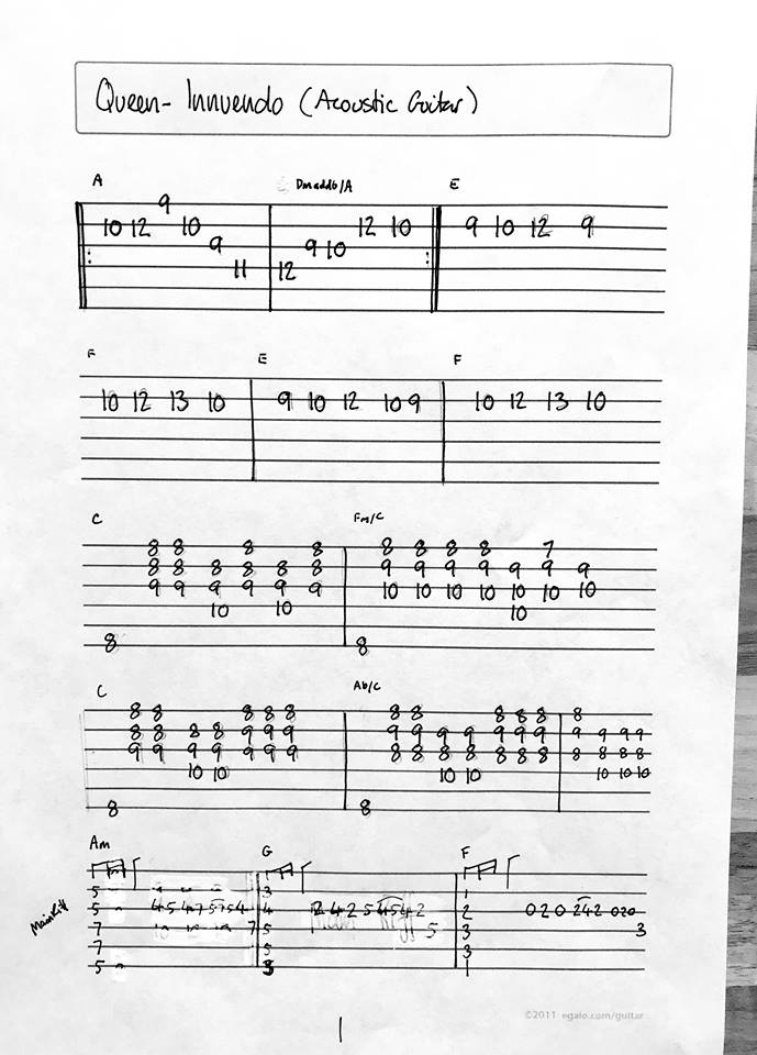 Queen Corner: Queen - Innuendo - Guitar Lesson (Guitar Tab)