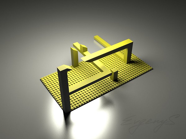 Impossible world site blog: Model of impossible figure