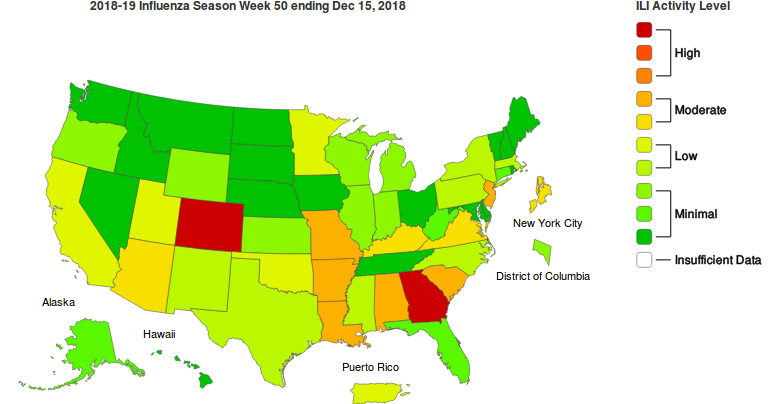 Avian Flu Diary: FluView Week 50: Flu Season Kicks Off In The U.S.