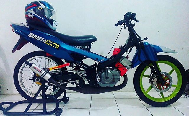 68 Foto Modifikasi Motor Satria 2 Tak Harian Terpopuler