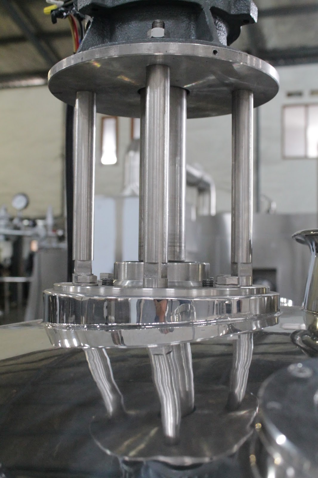 MESIN FARMASI: TANGKI MIXER TURRAX DOUBLE JACKET