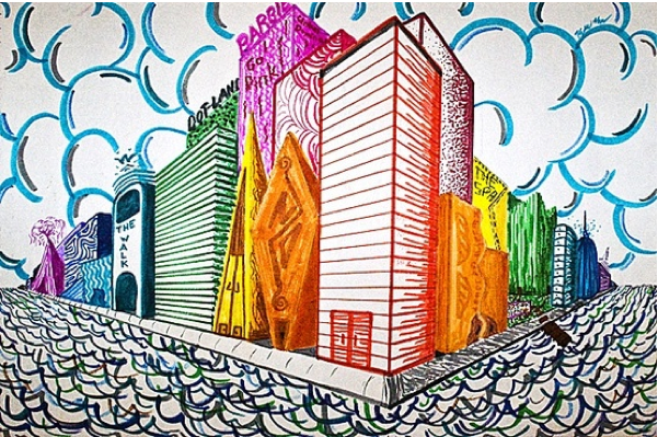 Nicole Gath L3 Art & Design: Townscape